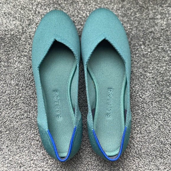 Rothy's | Shoes | Rothys The Flat Teal Color | Poshmark